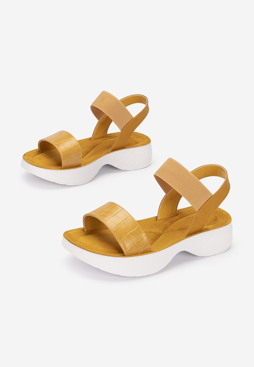 Αθλητικά πεδιλα Giovana Κιτρινα Zapatos