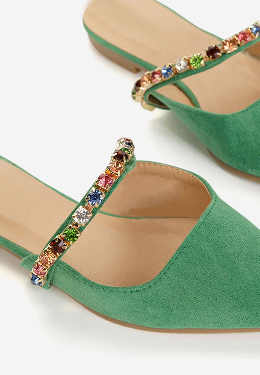 Γυναικείες Παντόφλες Semia πρασινο Zapatos