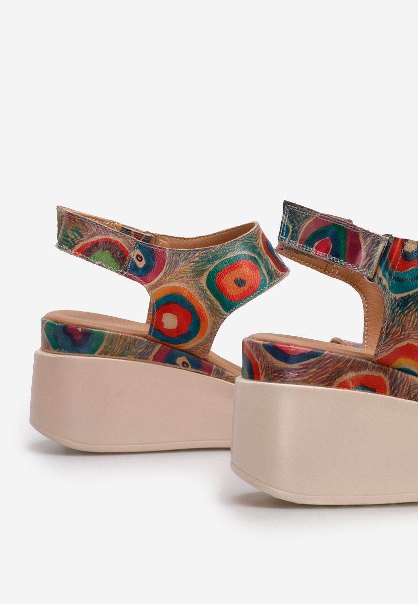 Πέδιλα πλατφόρμες Titania V3 Πολυχρωμα Zapatos