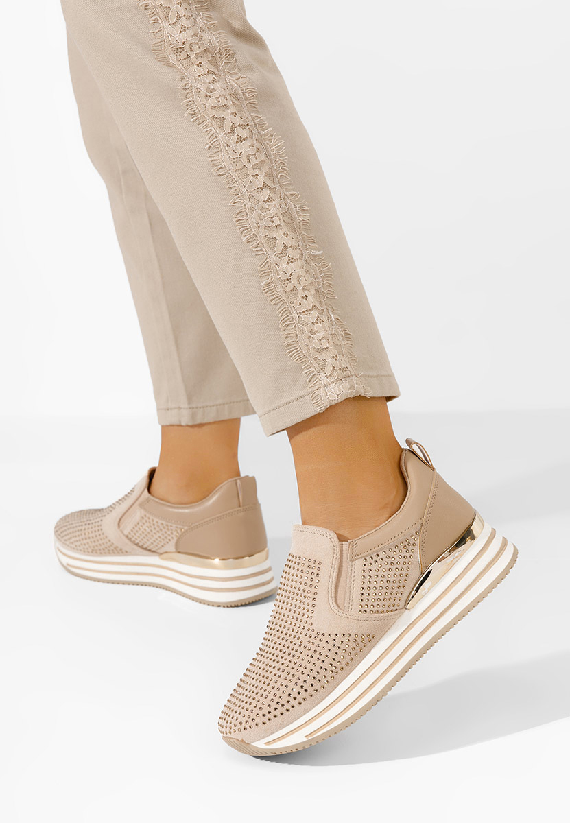 Sneakers με πλατφόρμα Vilera χακι Zapatos