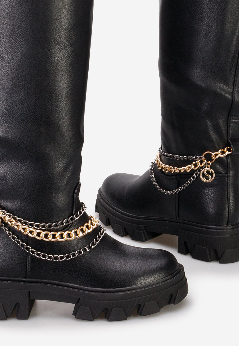 Γυναικείες μποτες Galenda Μαύρα Zapatos