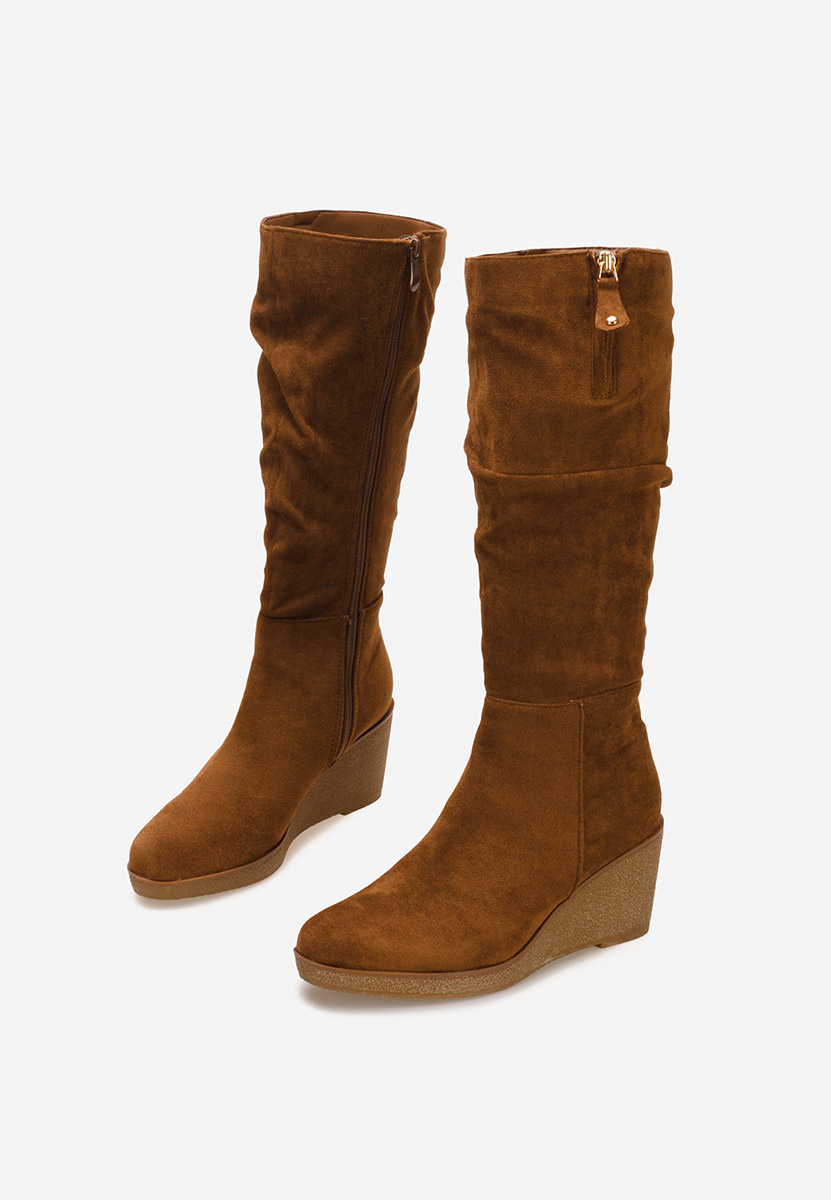 Μπότες με πλατφόρμα Chloe καφε Zapatos