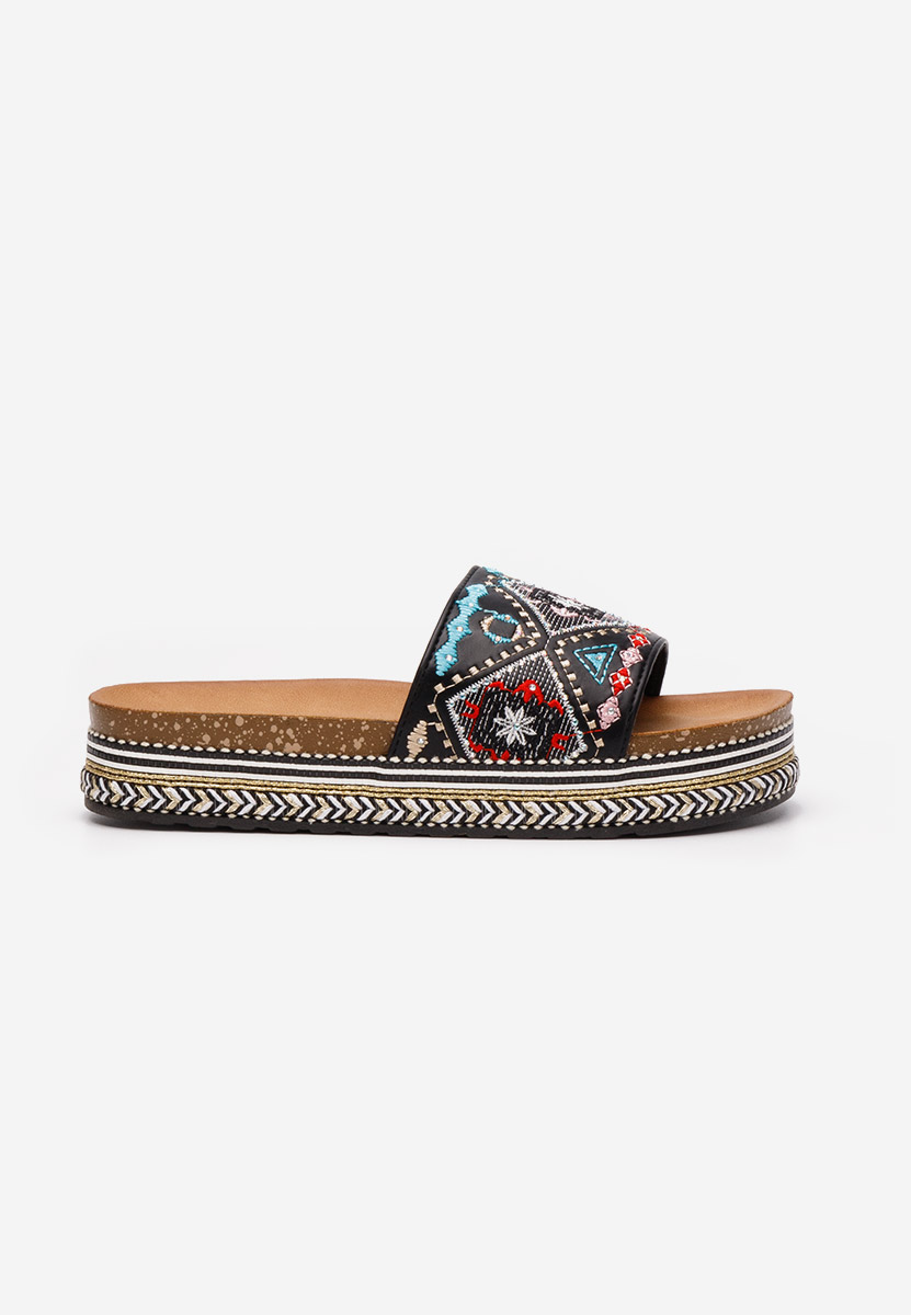 Παντόφλεσ χωρις τακούνι Meliza μαύρα Zapatos