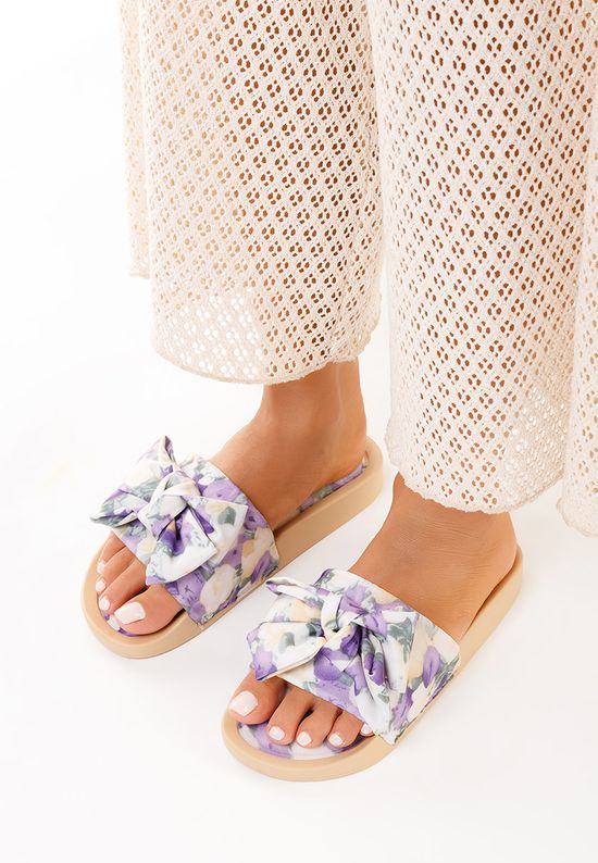 Γυναικείες Παντόφλες Campoline μπεζ Zapatos