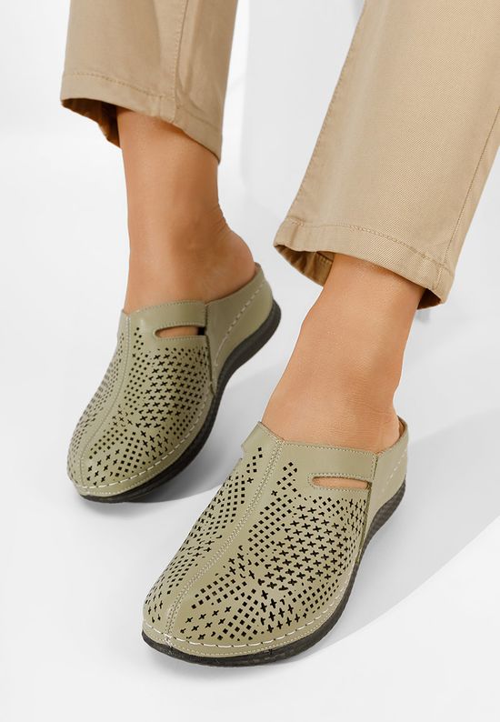 Γυναικεια σαμπο Frederica πρασινο Zapatos